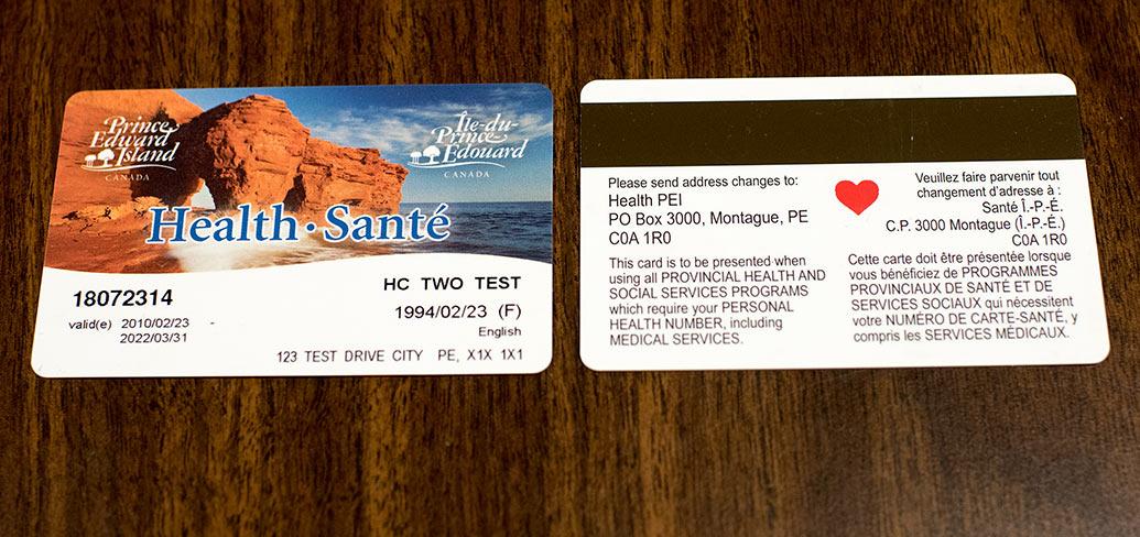New health card features more information | Government of Prince Edward ...