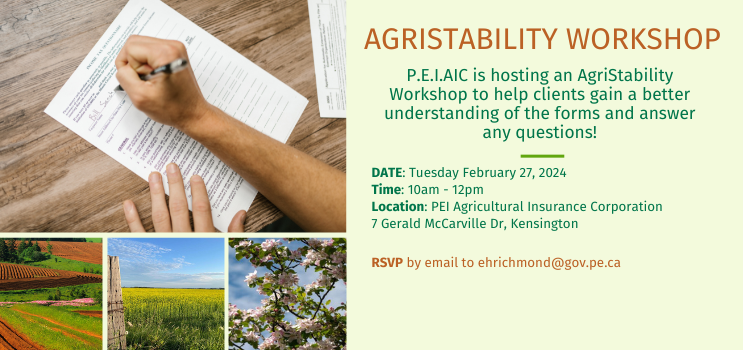 AgriStability | Government of Prince Edward Island